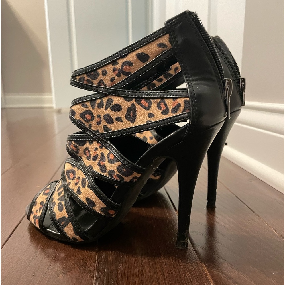 Cheetah Print Heels - Gem